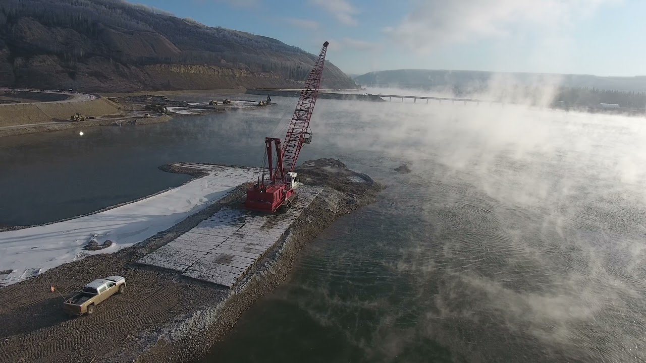 BC Hydro Site C - Construction Tour November 2017 - YouTube