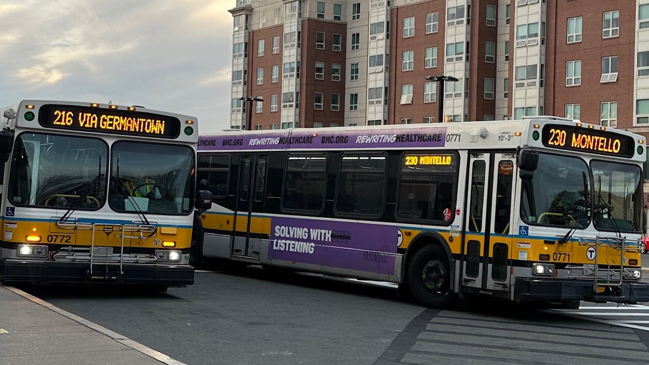 MBTA Quincy Bus Action (February-May 2024) - YouTube