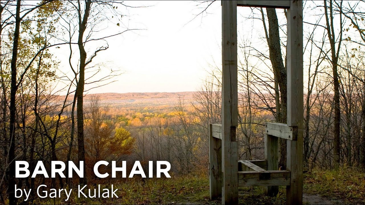 Artist Gary Kulak on his sculpture "Barn Chair" - YouTube