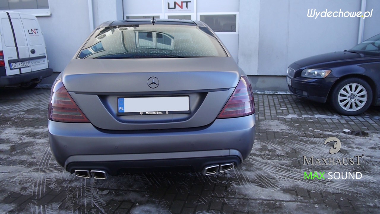 Mercedes-Benz S-klasa W221 | Sound Booster - Aktywny Wydech | Wydechowe ...