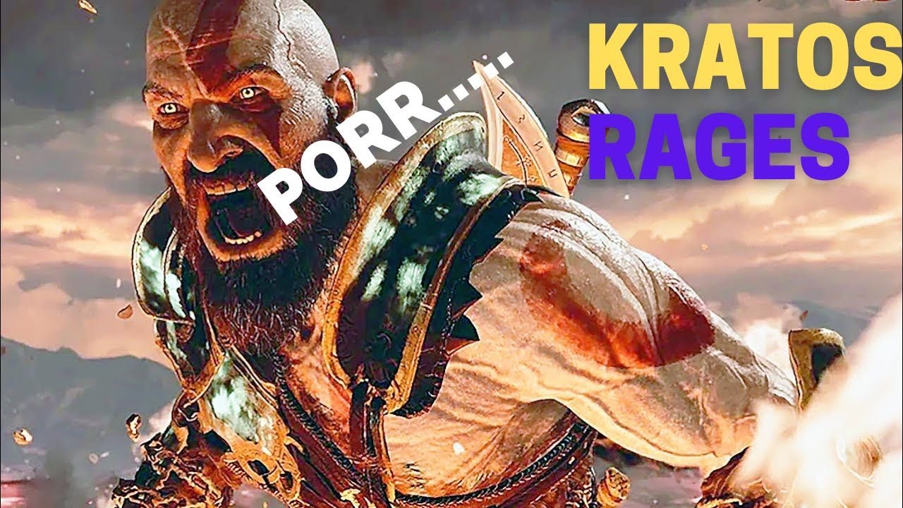 KRATOS RAGES - god of war RAGNAROK E ANTERIORES - YouTube