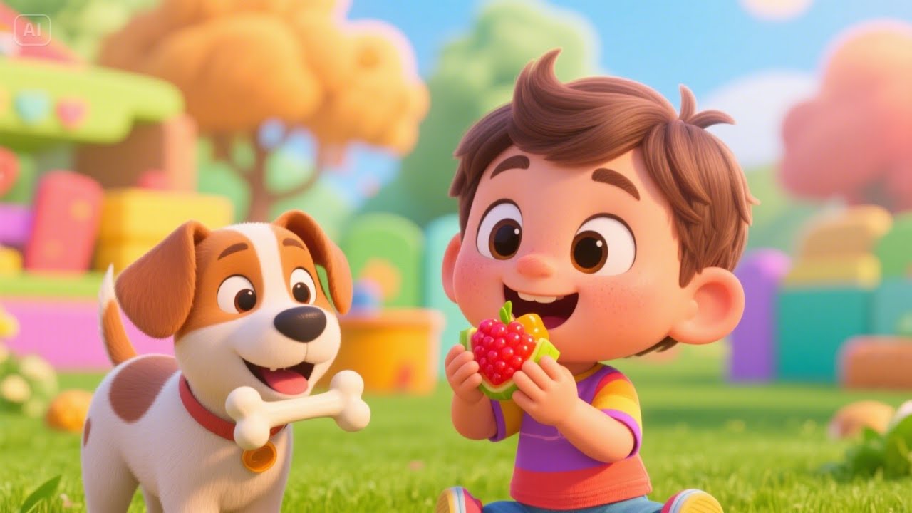 Don’t Eat the Dog’s Food, Gross! | Silly Kids Song | Funny Pet Safety ...