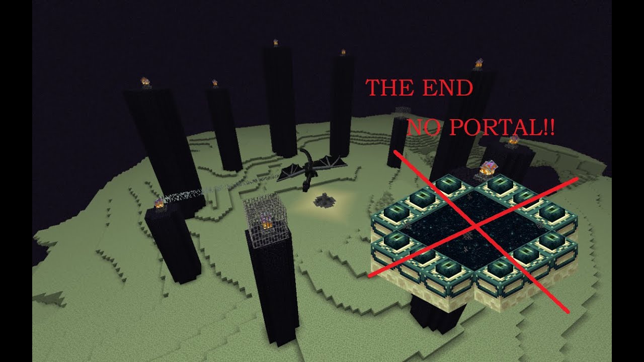 How to go to The End without End Portal - Minecraft - YouTube