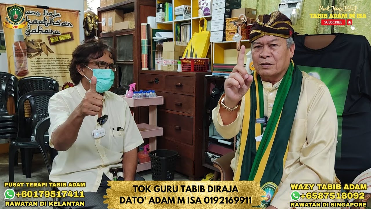 PEDANG 13 MAY, KAKI SAKIT MERATA TEMPAT BERUBAT | TOK GURU TABIB DIRAJA ...