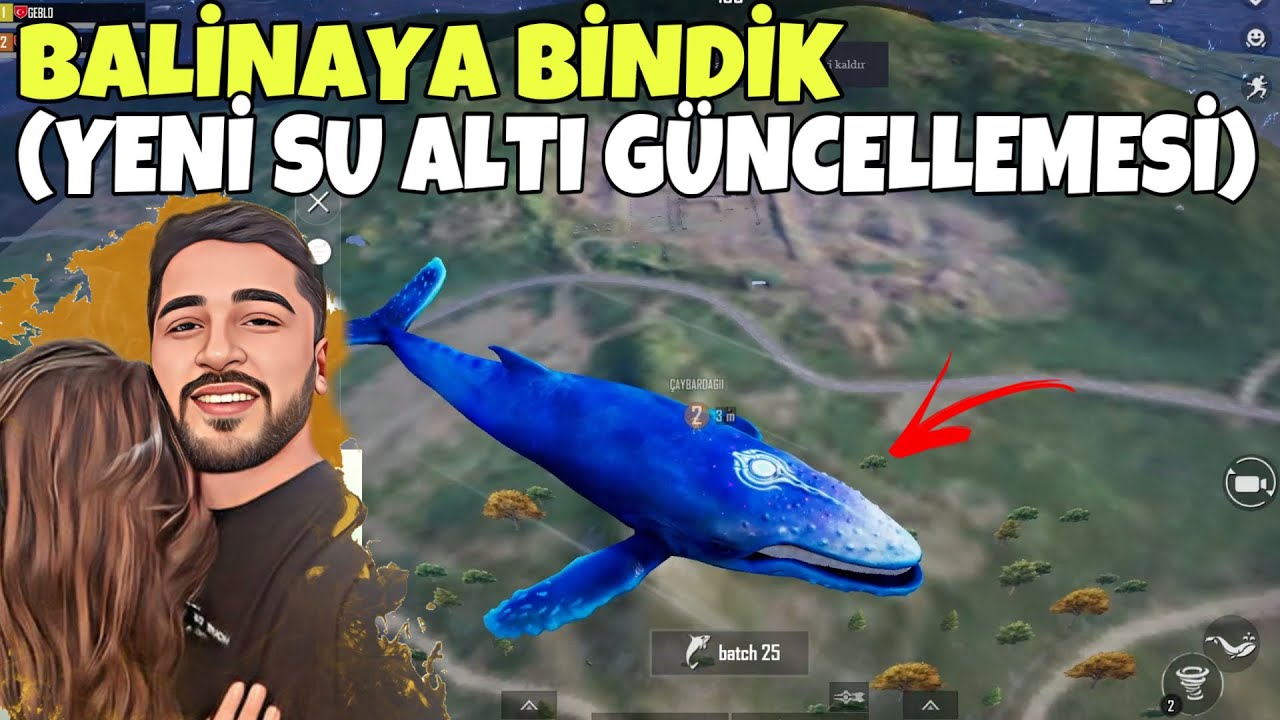 POSEİDON GEBLO İLE AYŞO! EFSANE GÜNCELLEMEDE BALİNAYA BİNDİK! -PUBG ...
