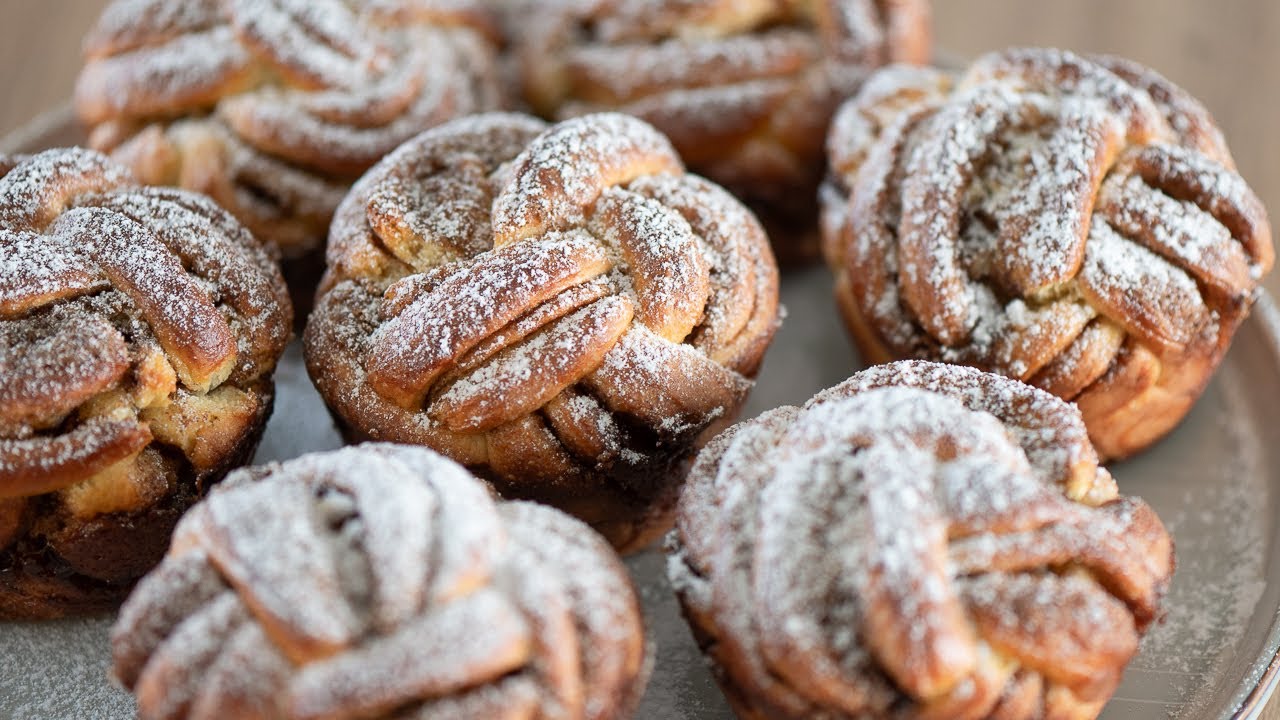 CINNAMON BRAID BUNS — very soft and fluffy - YouTube