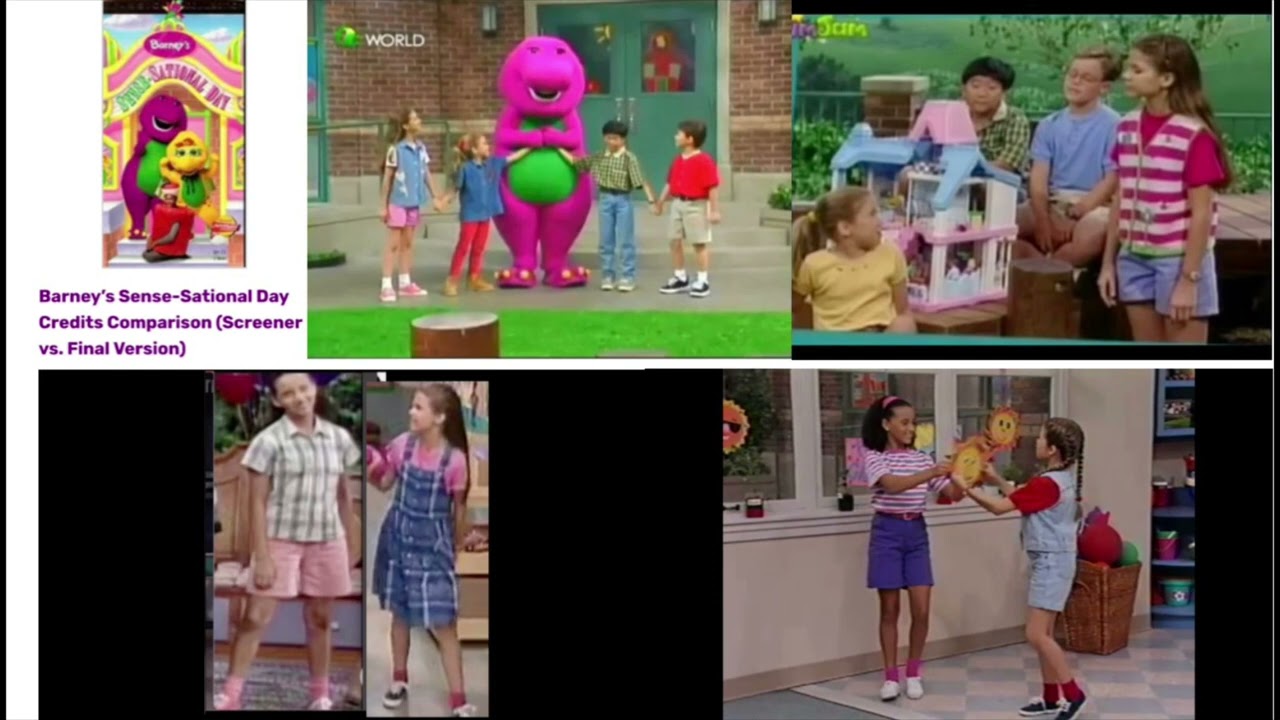 Barney’s Sense-Sational Day! Screener for Credits Comparison for 2015S ...