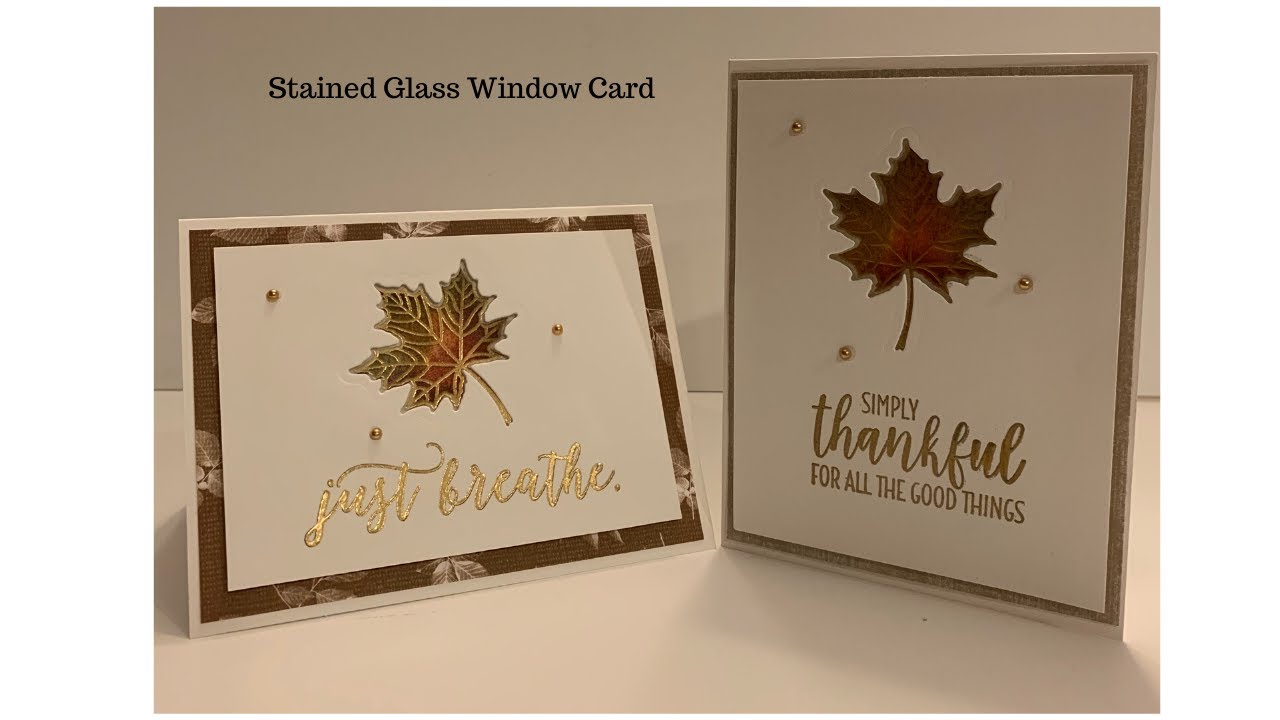 Stained Glass Window Card - YouTube