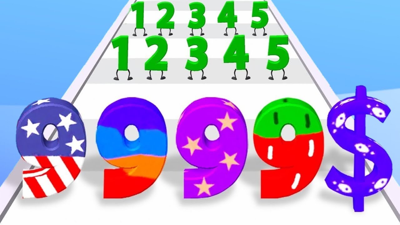 Best Satisfying Mobile Game Update Freeplay gaming Number run Top ...