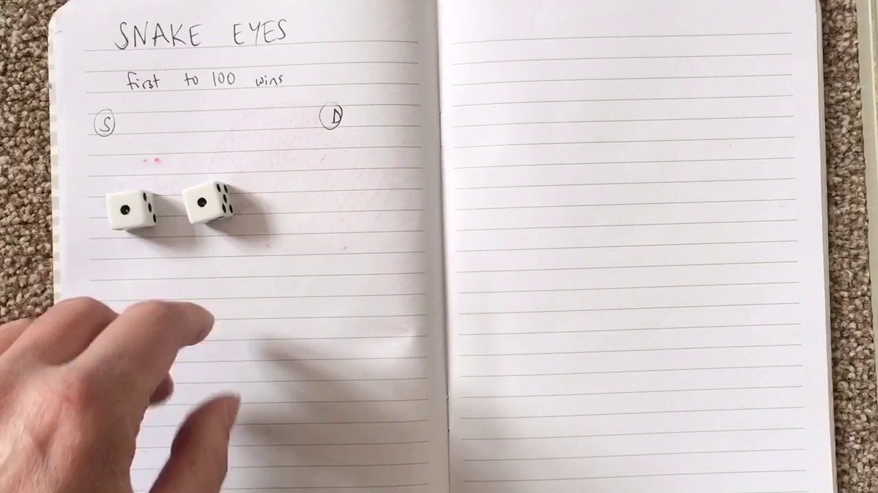 All ages maths, addition & subtraction: Snake eyes game - YouTube