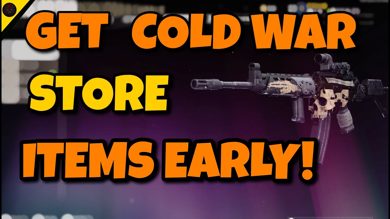 How to get Cold War WEAPON BLUEPRINTS, EMBLEM & CALLING CARDS EARLY ...