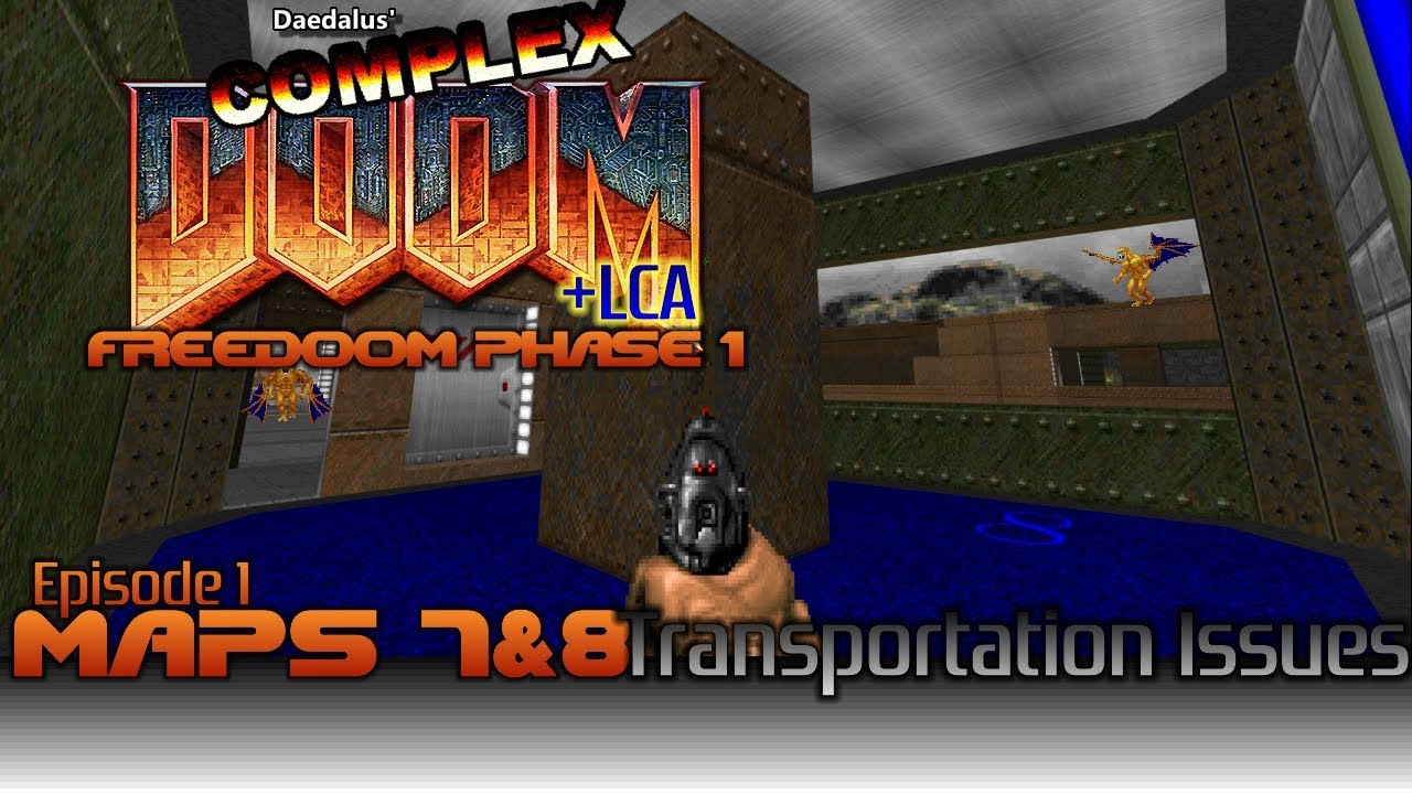 FreeDoom Phase 1 w/ Complex Doom - Part 5 - Transportation Issues - YouTube