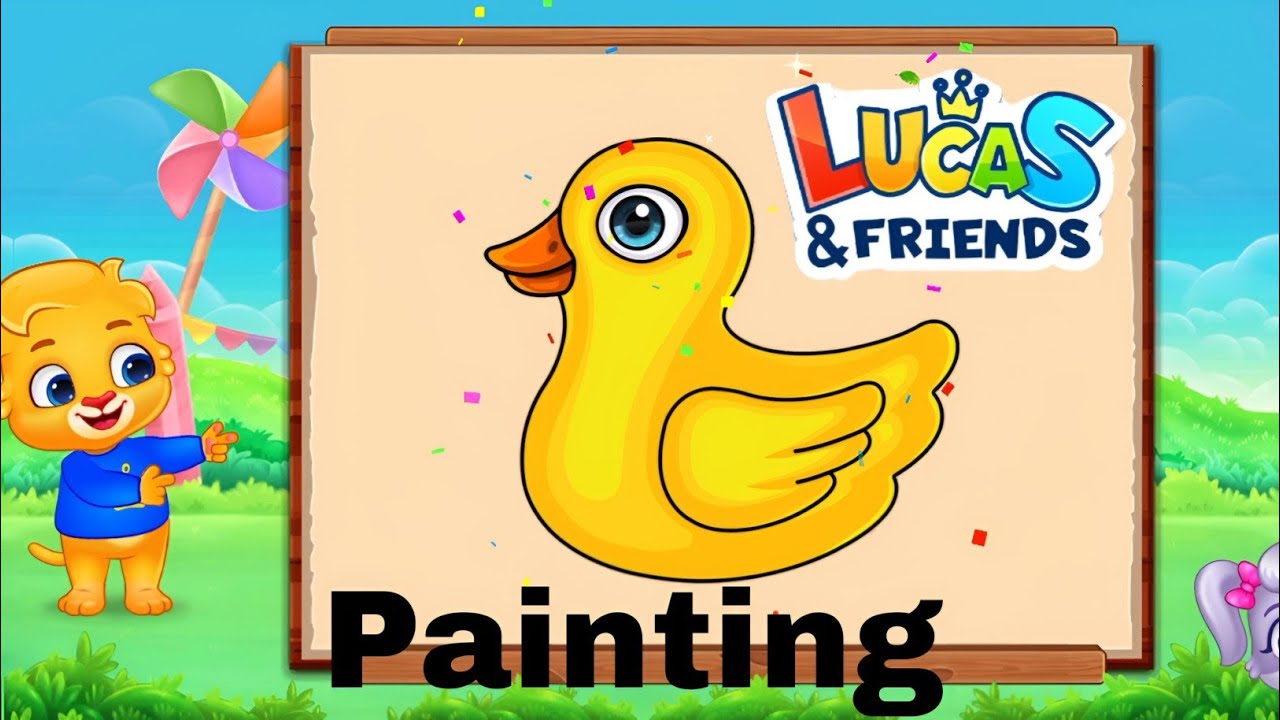 Lucas and Friends: Creative Painting Challenge - YouTube