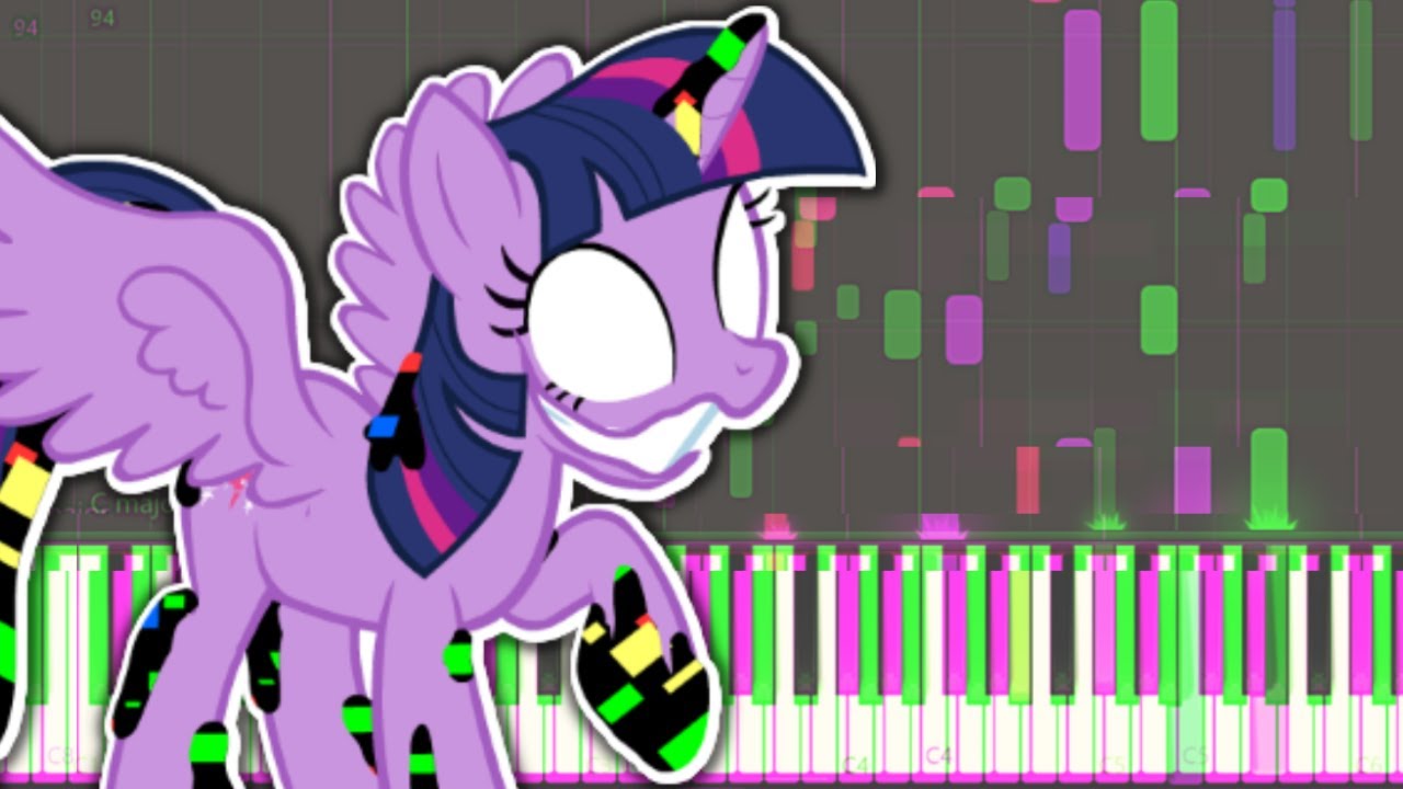 Corrupted Twilight Sparkle Dusk Till Dawn Piano midi - YouTube