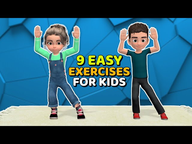 9 EASY NO JUMPING EXERCISES FOR KIDS – BEGINNER FRIENDLY - Videos For Kids
