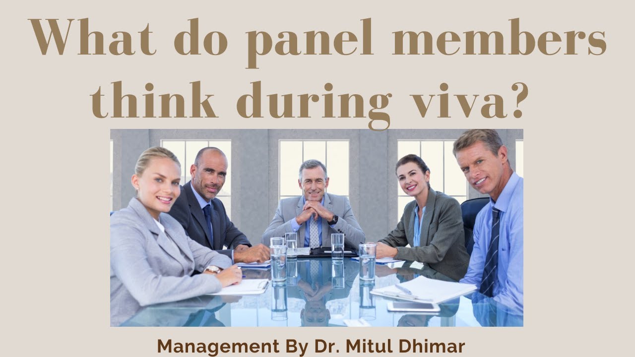 Inside the Viva: Understanding the Panel Member's Perspective - YouTube