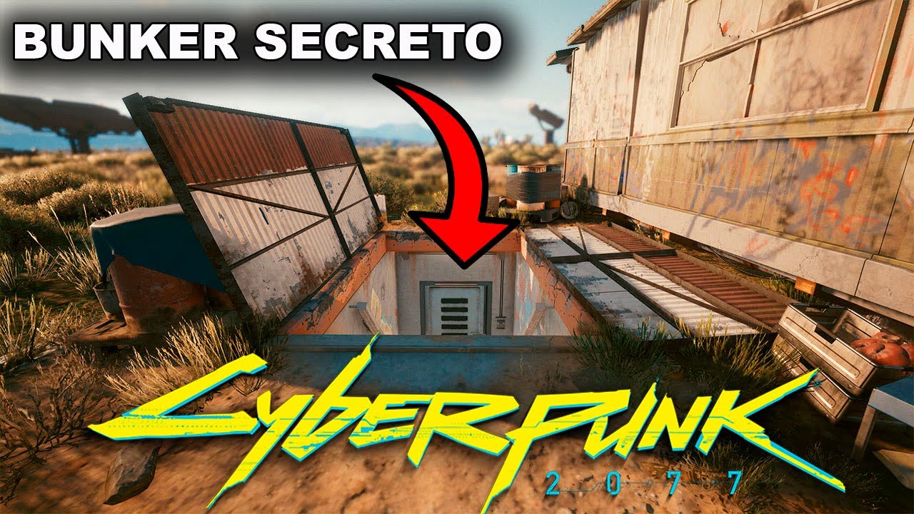 Encontramos o BUNKER SECRETO no CYBERPUNK 2077 - Cheio de itens, armas ...