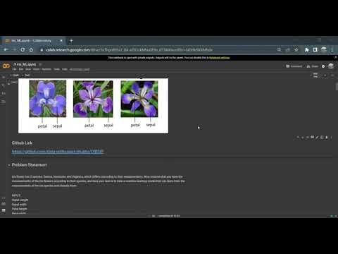 Iris Flower Classification Using ML @oasisinfobyte #internship # ...