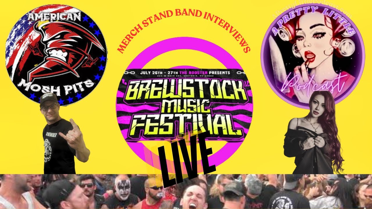 Merch Table Band Interviews at Brewstock Music Festival July 27th 2024 ...