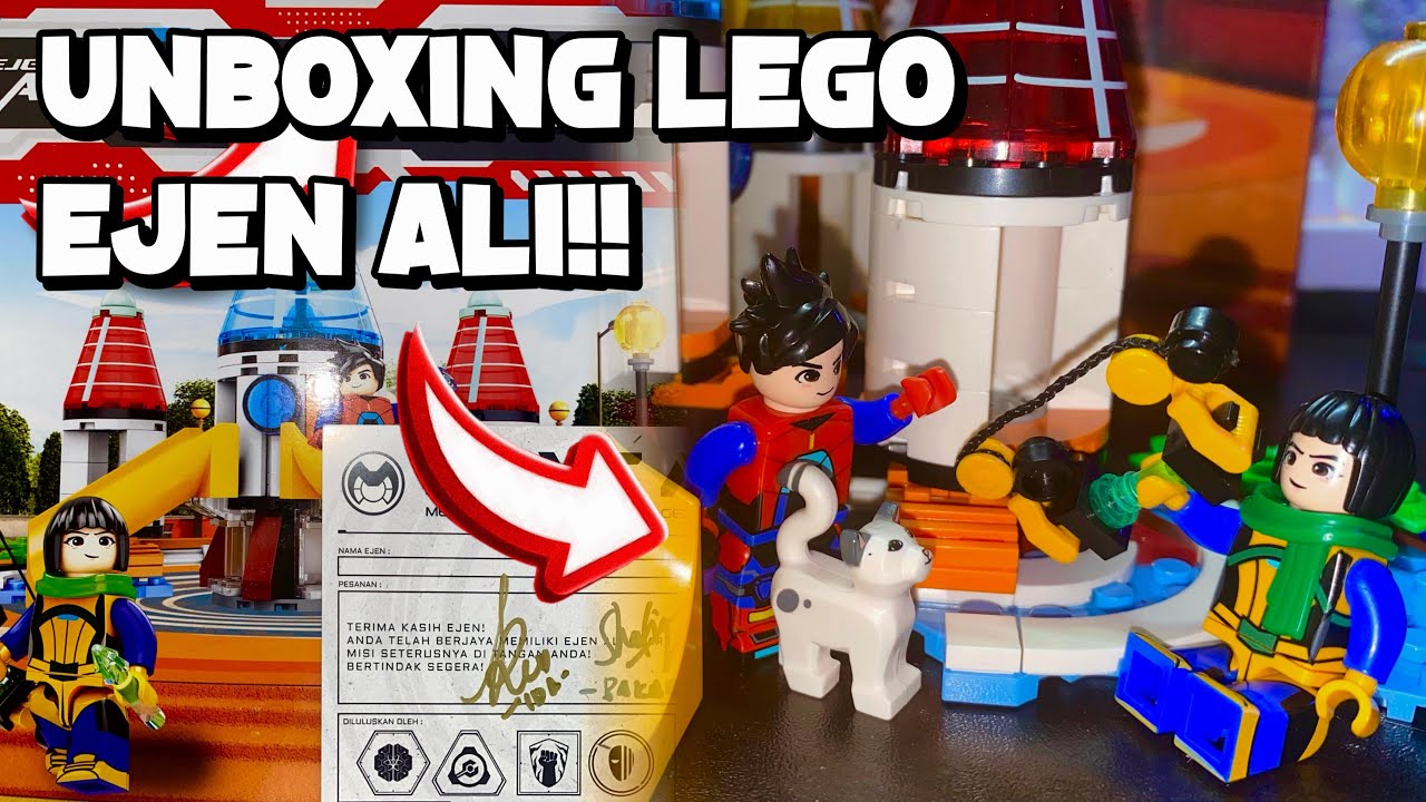 Unboxing Lego Ejen Ali Matablox Full Set ( Bahasa Melayu ) by Athighah ...