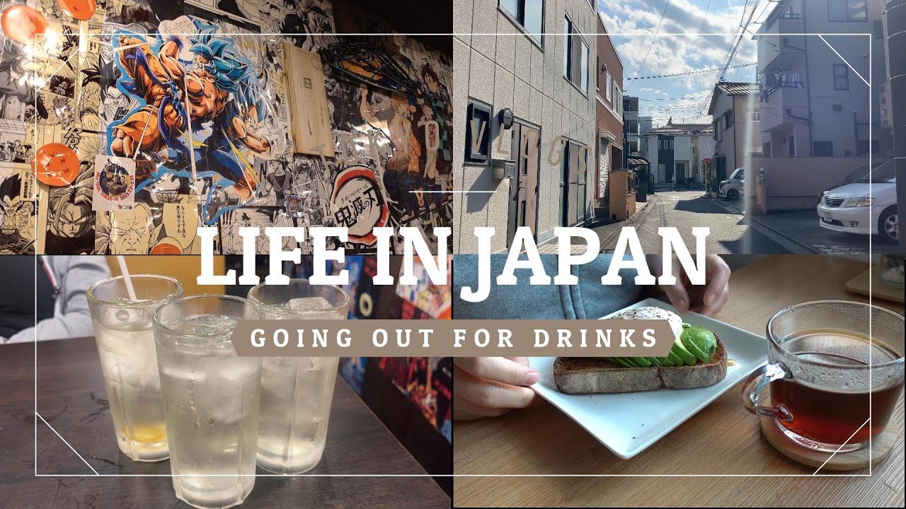 Life in Japan | going out for drinks at an izakaya |Tokyo Vlogs - YouTube