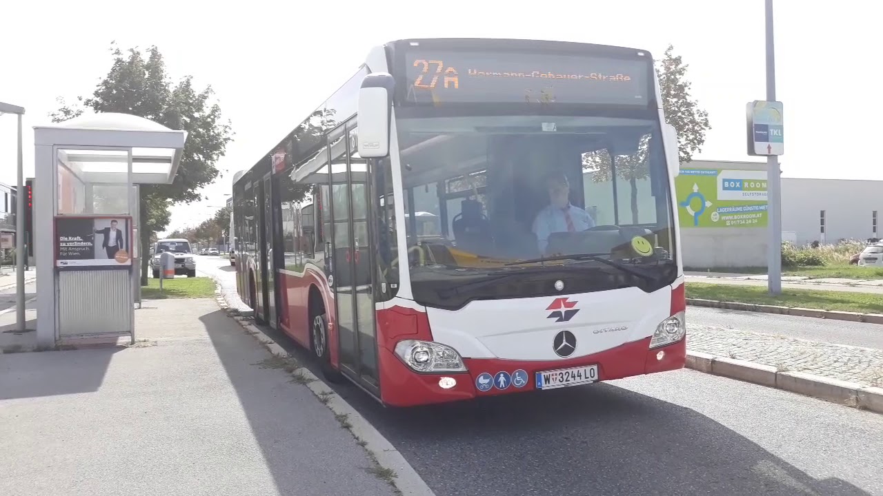 Bus 27A, 87A +Stadlau bis Hermann-Gebauer-Straße 2/2 und zurück NL 273 ...