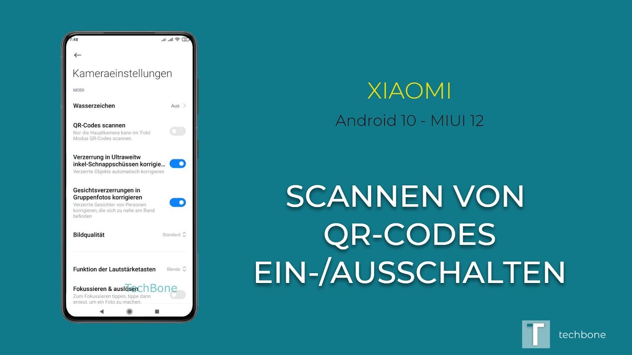 QR-Codes scannen - Xiaomi [Android 10 - MIUI 12] - YouTube