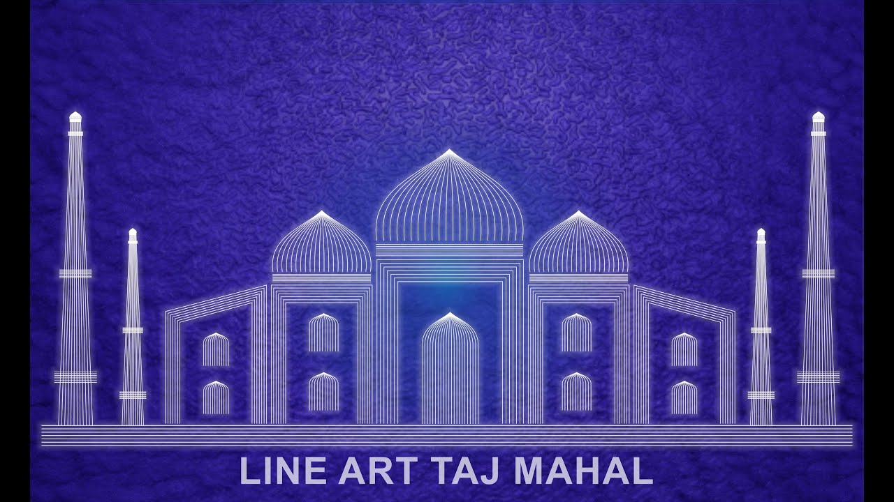 Taj Mahal Design In Corel Draw - YouTube