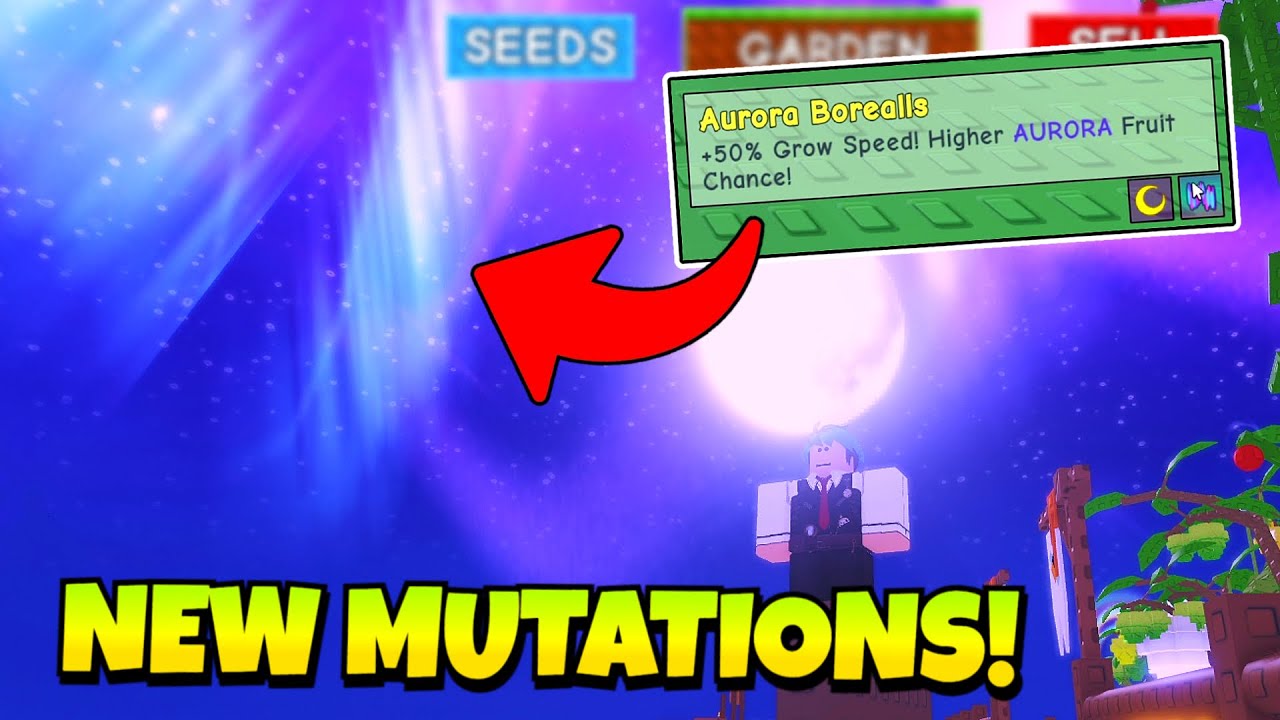 🌠New *AURORA BOREALIS* Weather Mutations!! (Grow a Garden) - YouTube