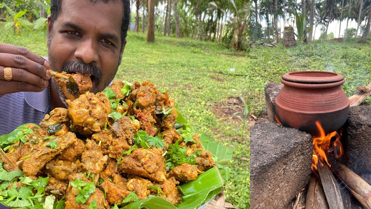 POT CHICKEN I Easy Masala Pot Chicken Prepared in Village I Tasty ...
