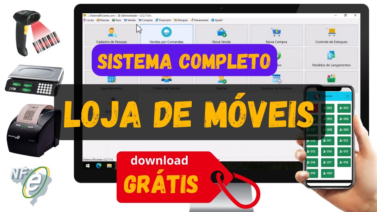 O MELHOR SISTEMA PARA LOJA DE MOVEIS: VENDAS, CARNÊS, FINANCEIRO, ESTOQUE, NOTA FISCAL E MUITO ...