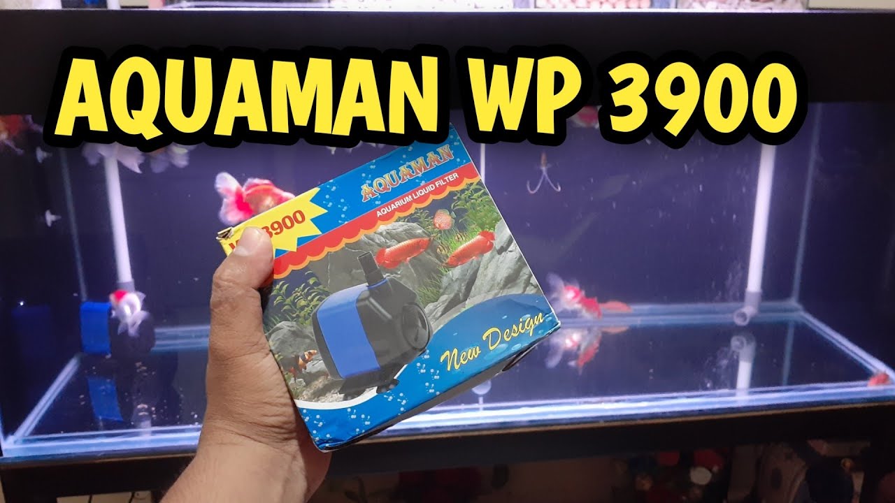 pompa aquaman WP 3900 hemat listrik kekuatan 3200 L / H - YouTube
