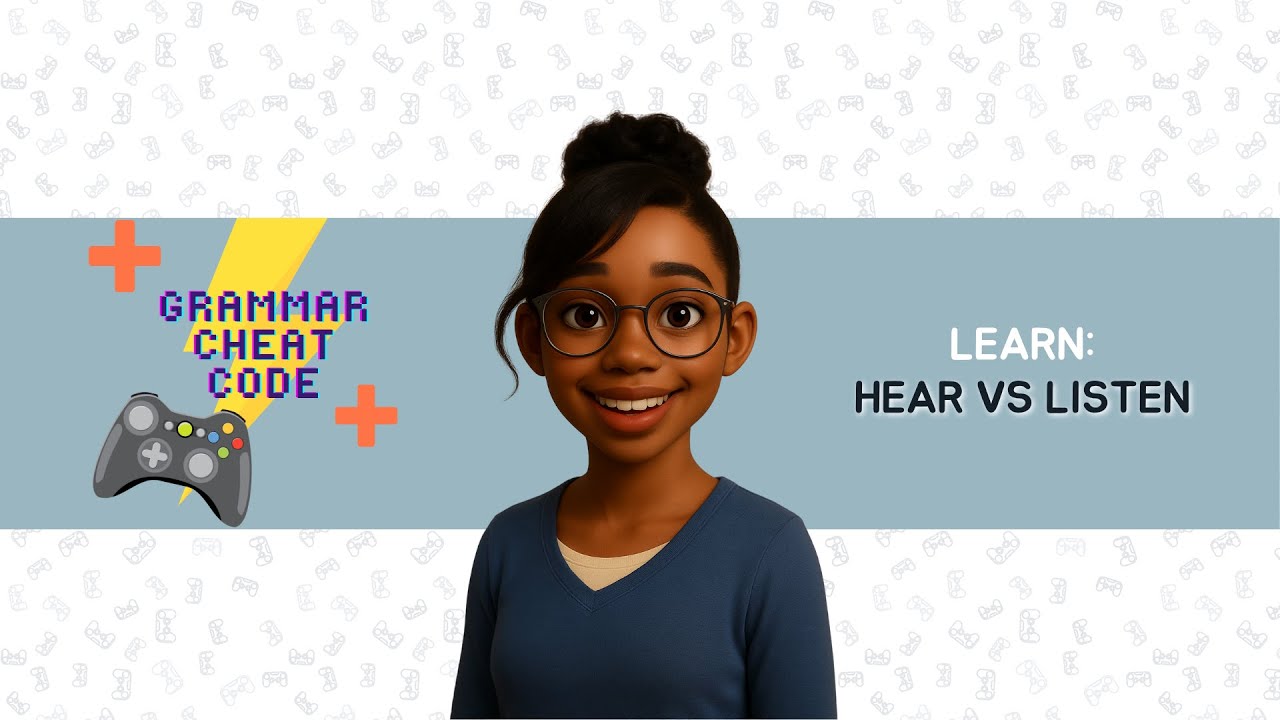 Miss Weird English - Episode 6 - Hear Vs Listen - YouTube