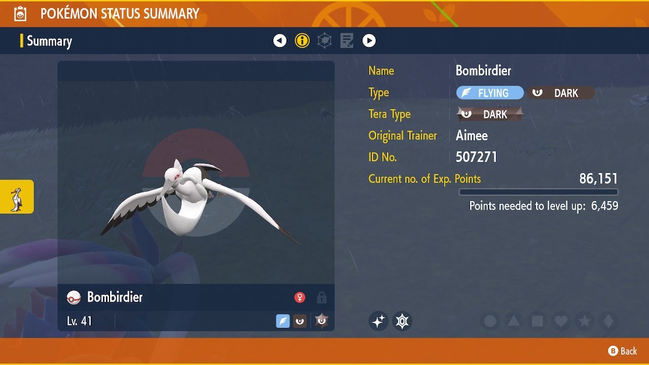 Shiny Bombirdier Pokémon Scarlet - YouTube