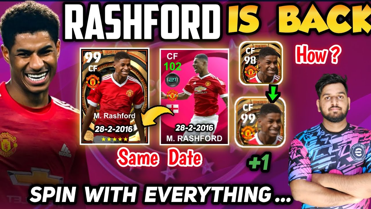 Old 102 Rated Iconic Rashford Is Back In EFOOTBALL 23 | Spin With ...