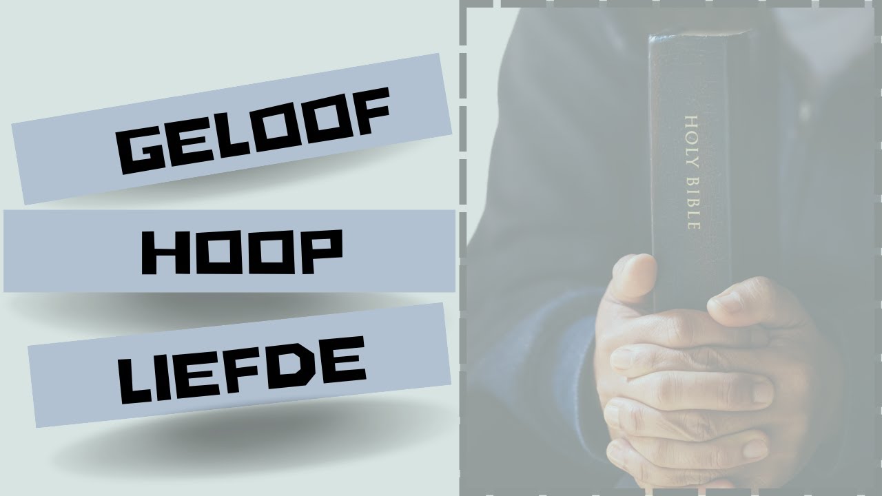 Groeien in geloof, hoop en liefde | Maurice Bischop - YouTube