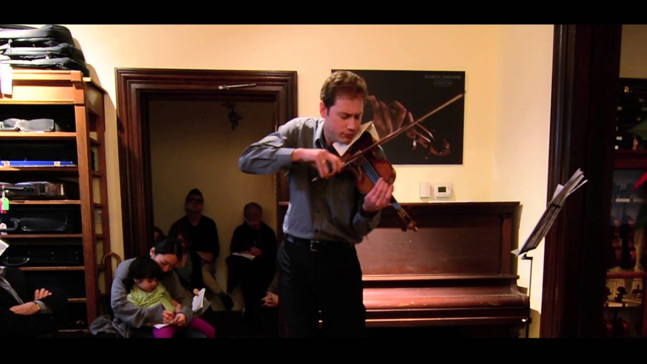 Jonathan Crow at The Sound Post Salon Concert - Serge Arcuri's ...