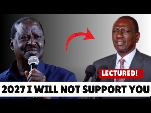 I WILL ONLY SUPPORT YOU UNTIL 2027: STATEHOUSE PANIC AS RAILA ODINGA DROPS BOMBSHELL TO RUTO ...