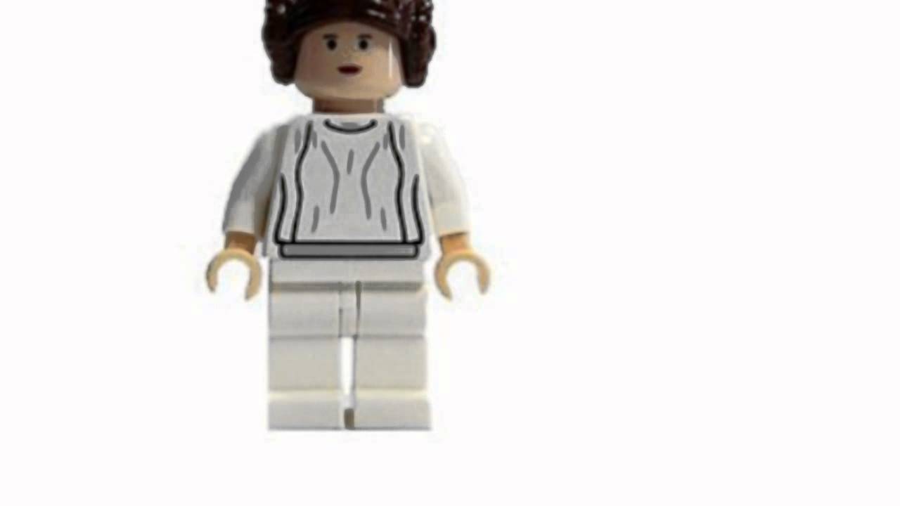 Lego Star Wars Princess Leia Minifigure With Blaster (Toy) - YouTube