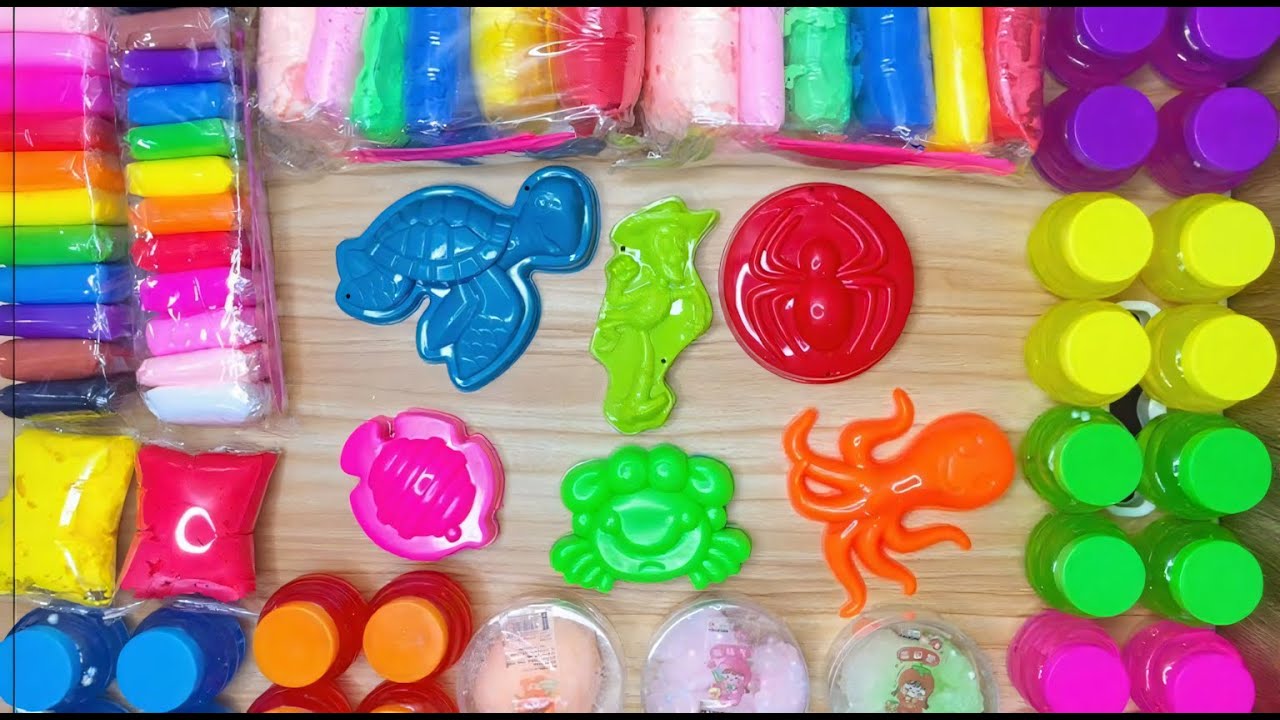 15 Minutes 59 Seconds | Incredible Jumbo Clay Mix Molded into Turtle ...