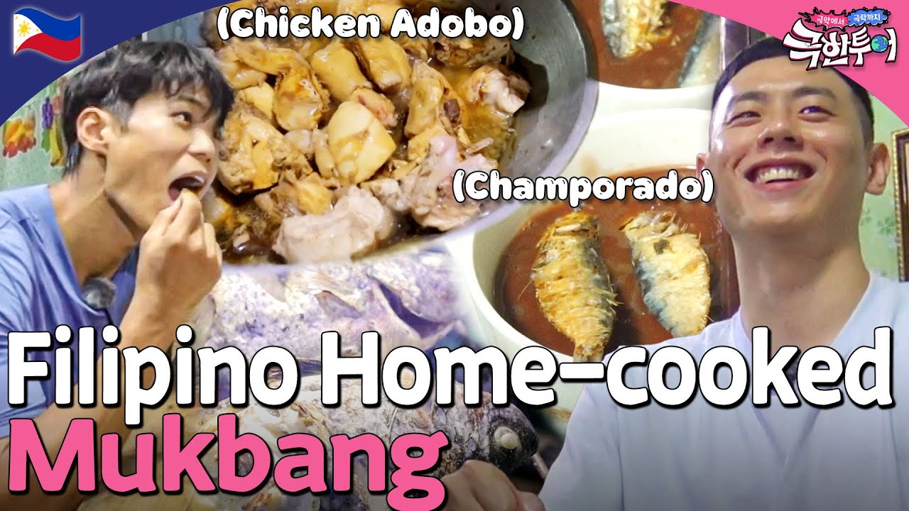 ＂It's No.1 in the Philippines!＂ Filipino Home-cooked Local Food Mukbang ...