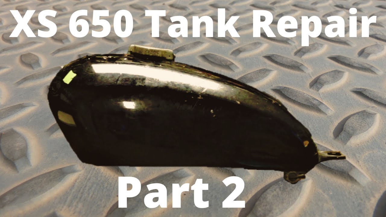 XS650 Tank Repair Part 2 - YouTube