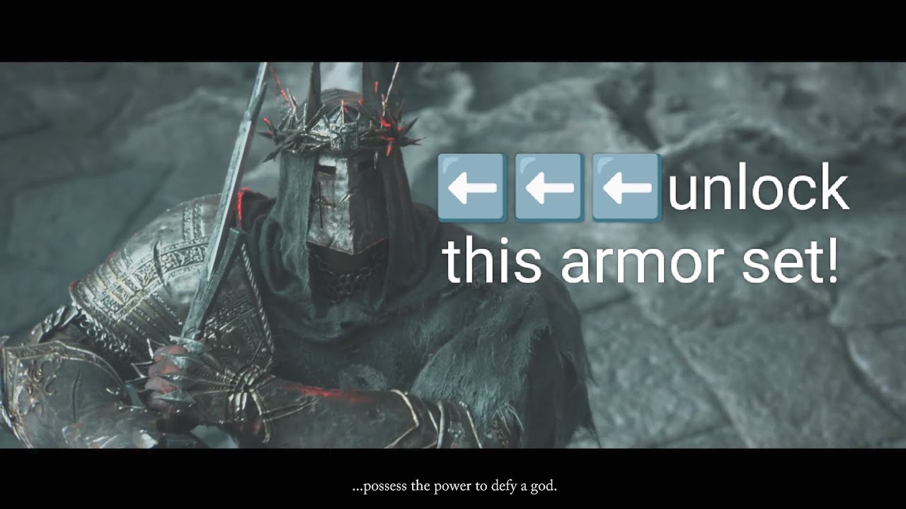 Dark crusader armor set location/guide - YouTube
