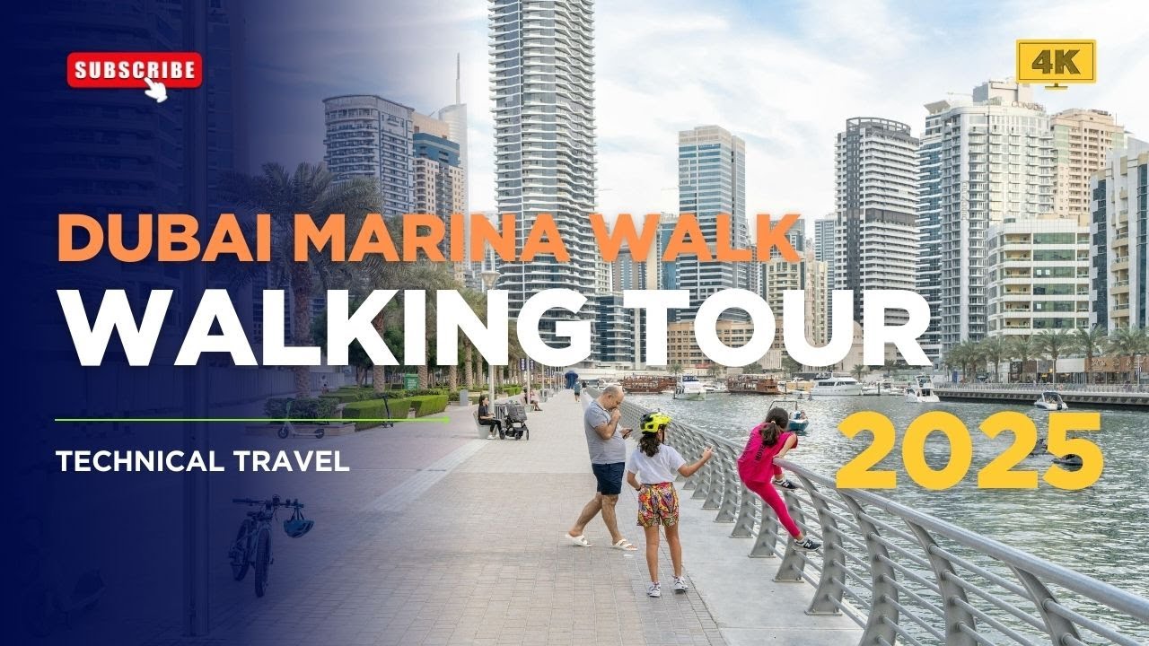 HD-[4K] DUBAI MARINA WALK 2025 || AMAZING DUBAI WALKING TOUR || JLT ...