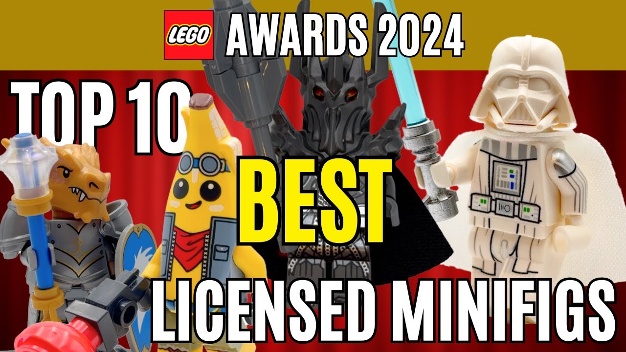 Top Ten BEST Licensed LEGO Minifigs of 2024! - YouTube
