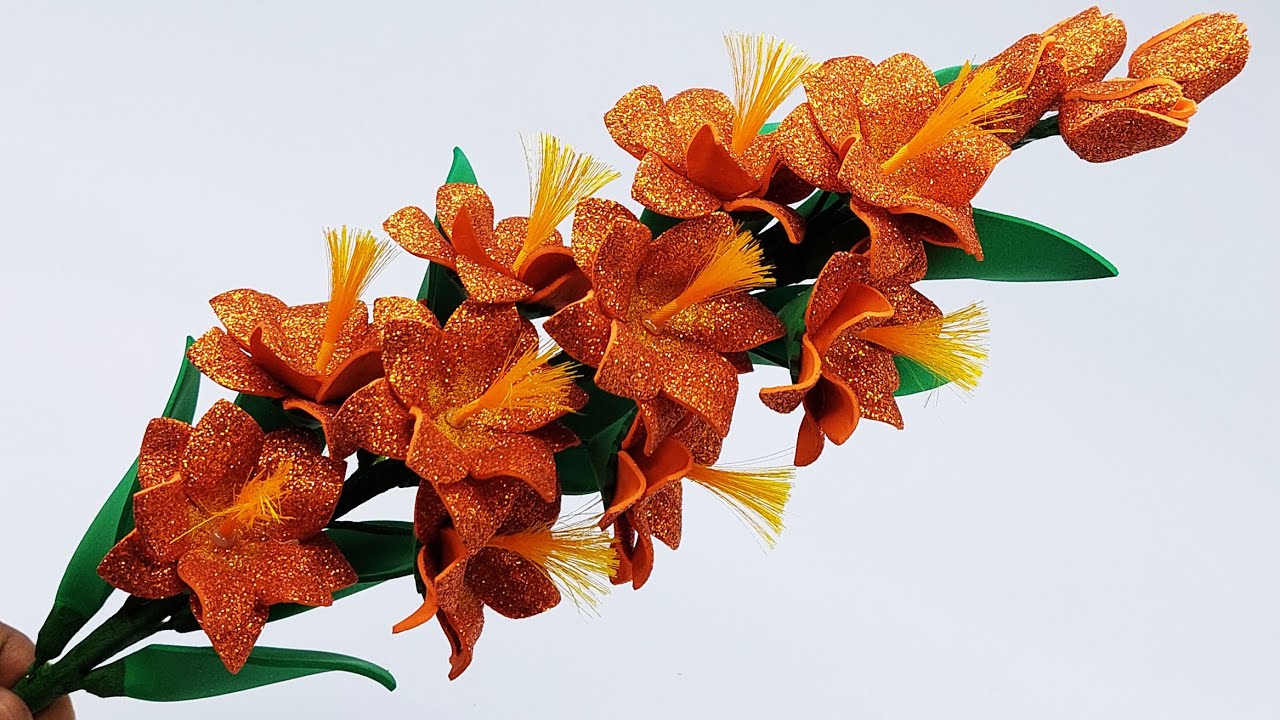 Best & Beautiful Paper Flower Making - DIY - Paper Crafts - Home Decor ...