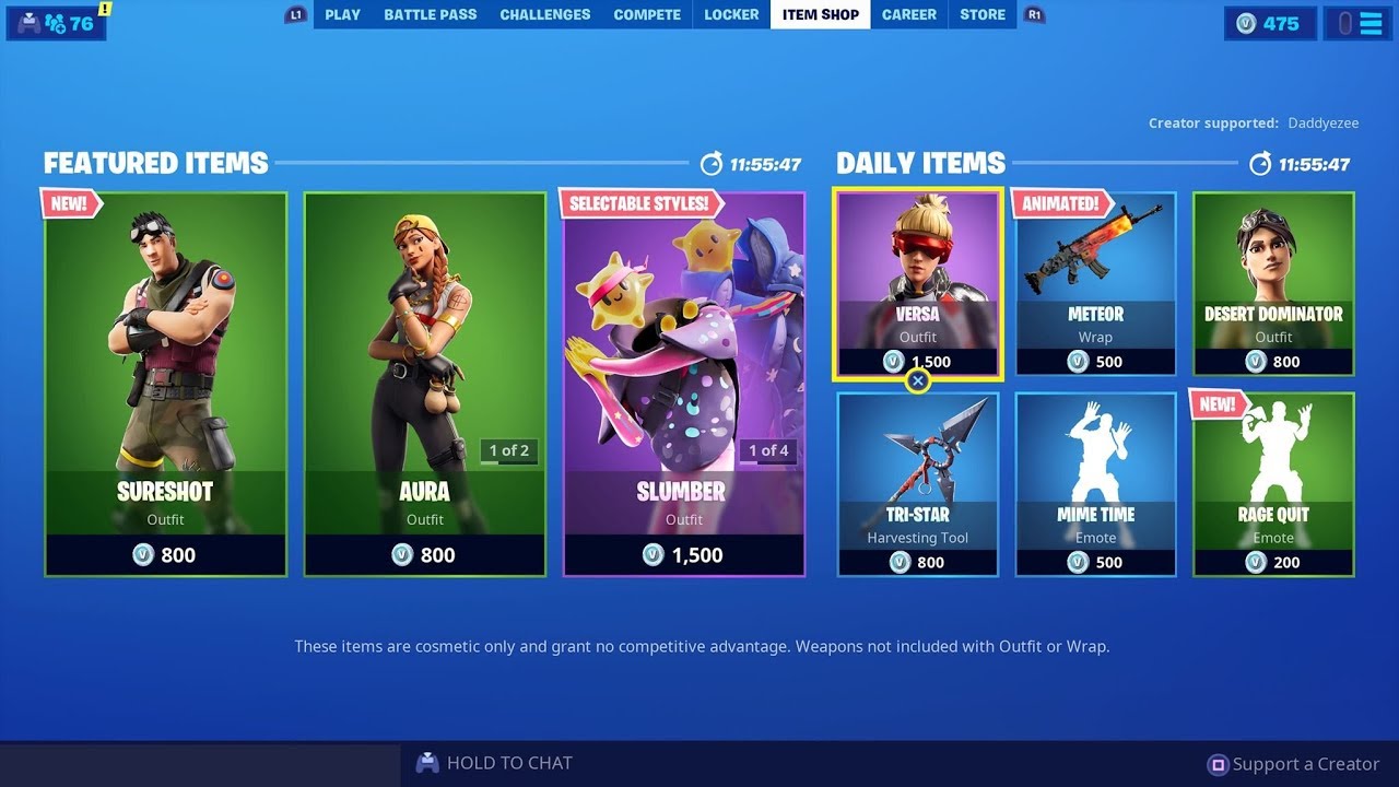 Fortnite New Item Shop Sureshot Skin - YouTube