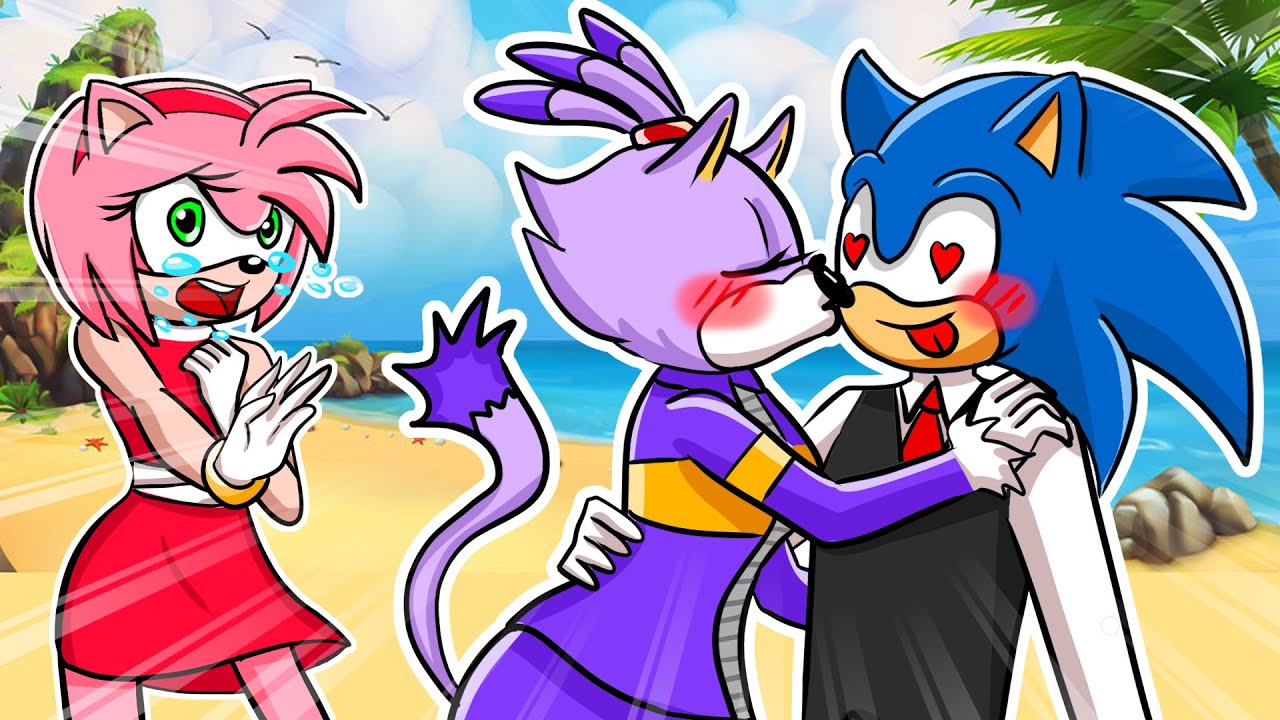 Sonic's Heart: Torn Between Amy's Love and Blaze's Allure | Sonic The Hedgehog 3 Animation - YouTube