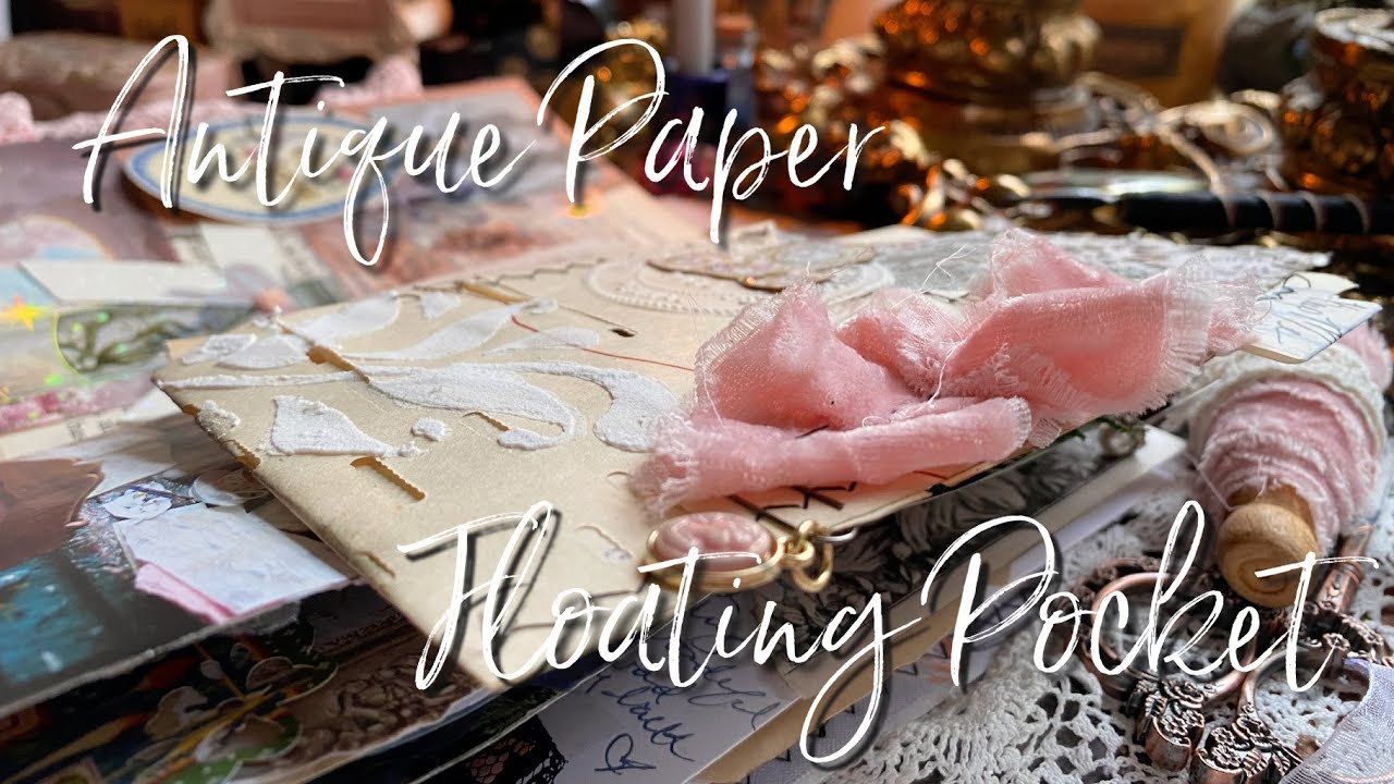 Invisible Clip 🖇️ Vintage Floating Paper Pocket Tutorial for Journals ...