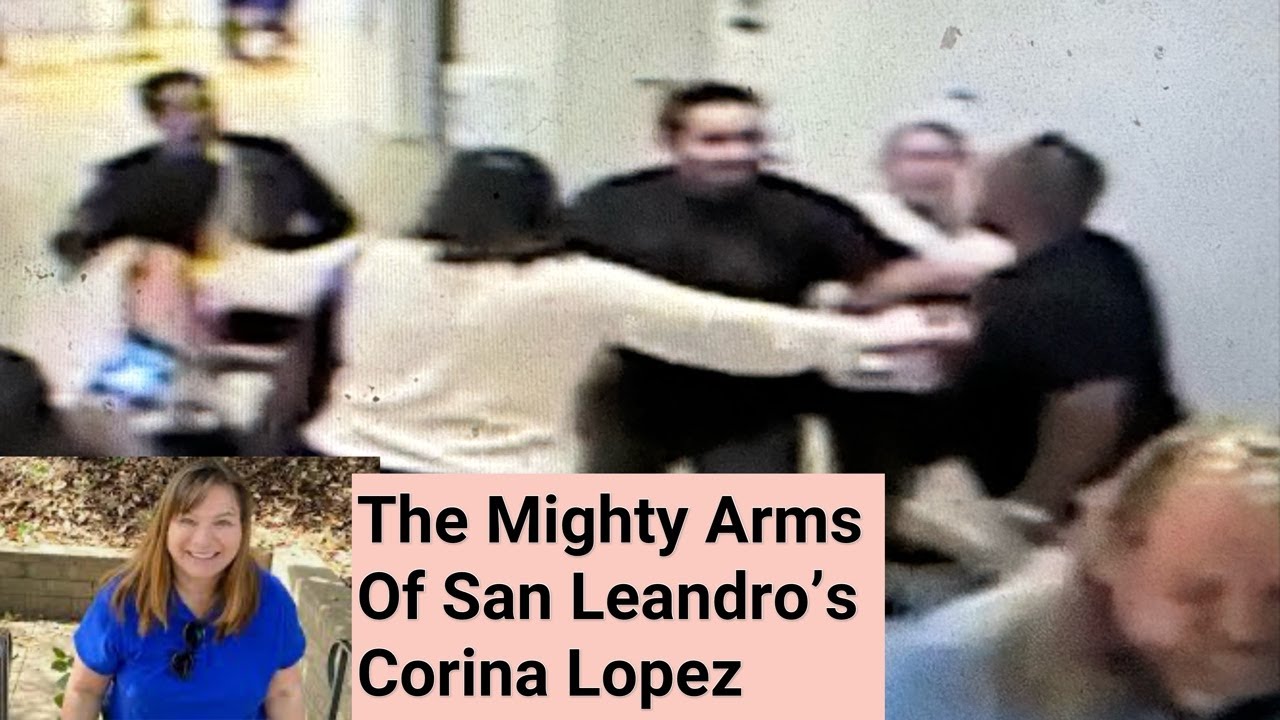 San Leandro Library Videos Show No Bryan Azevedo Fight But Corina Lopez Manhandling Lee Thomas ...